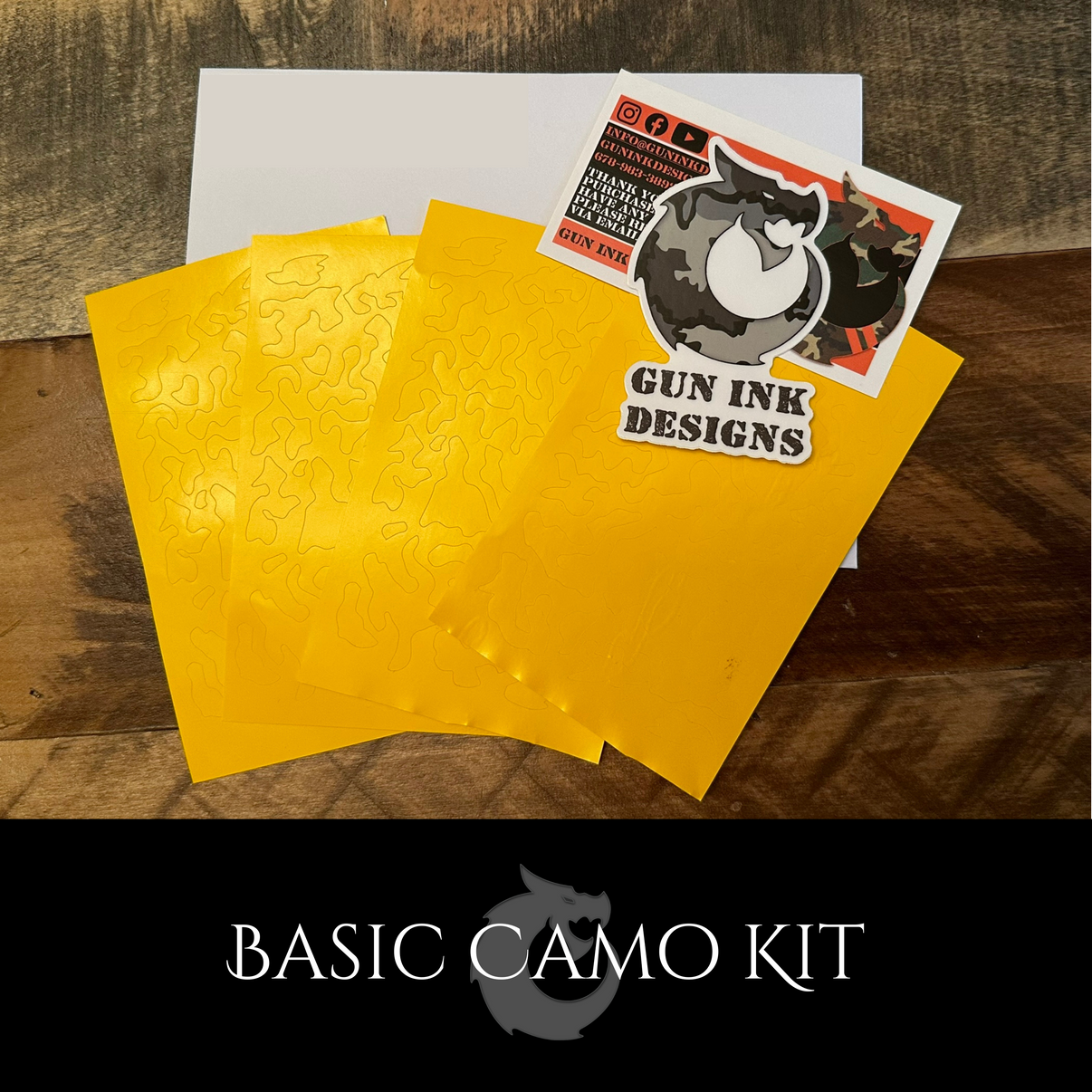 Vinyl Stencils - Basic Camo Pack – Gun Ink Designs